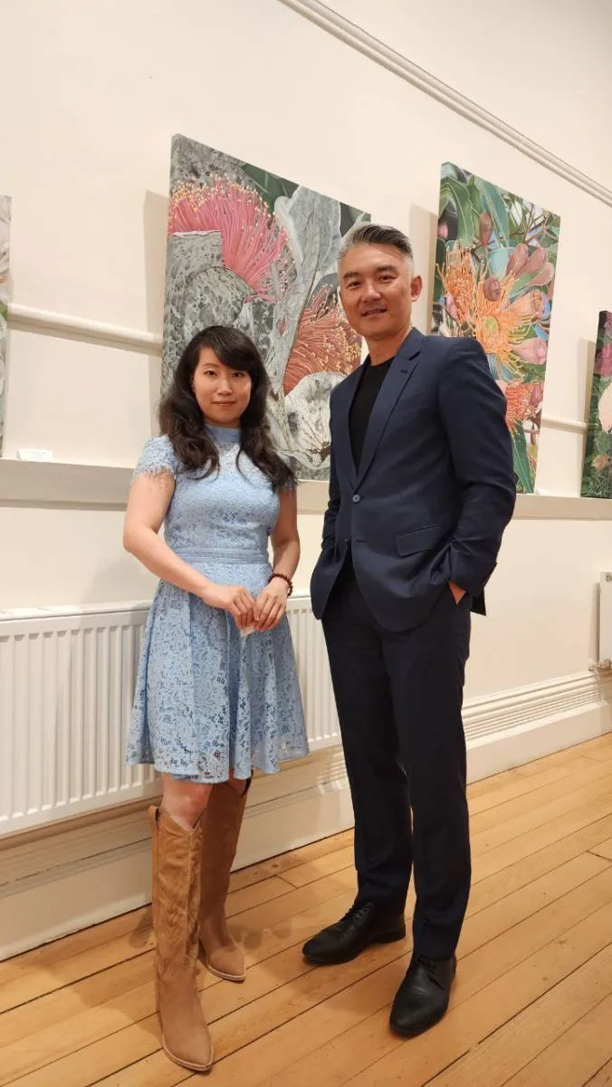 Director Lu Visits Victorian Artist Society to atttend the Exhibition ...